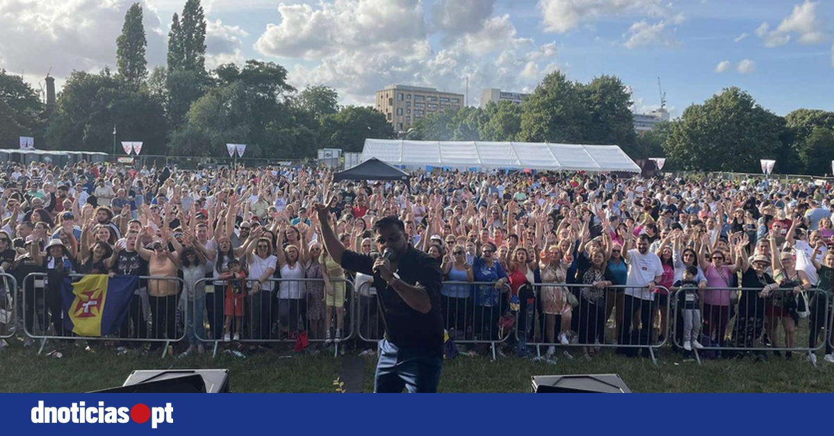 Roni de Melo com enchente no dia da Madeira em Londres — DNOTICIAS.PT