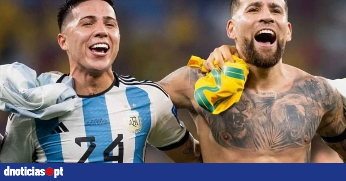 Benfica dá os parabéns a Otamendi e Enzo, sem esquecer Di Maria e Aimar — DNOTICIAS.PT