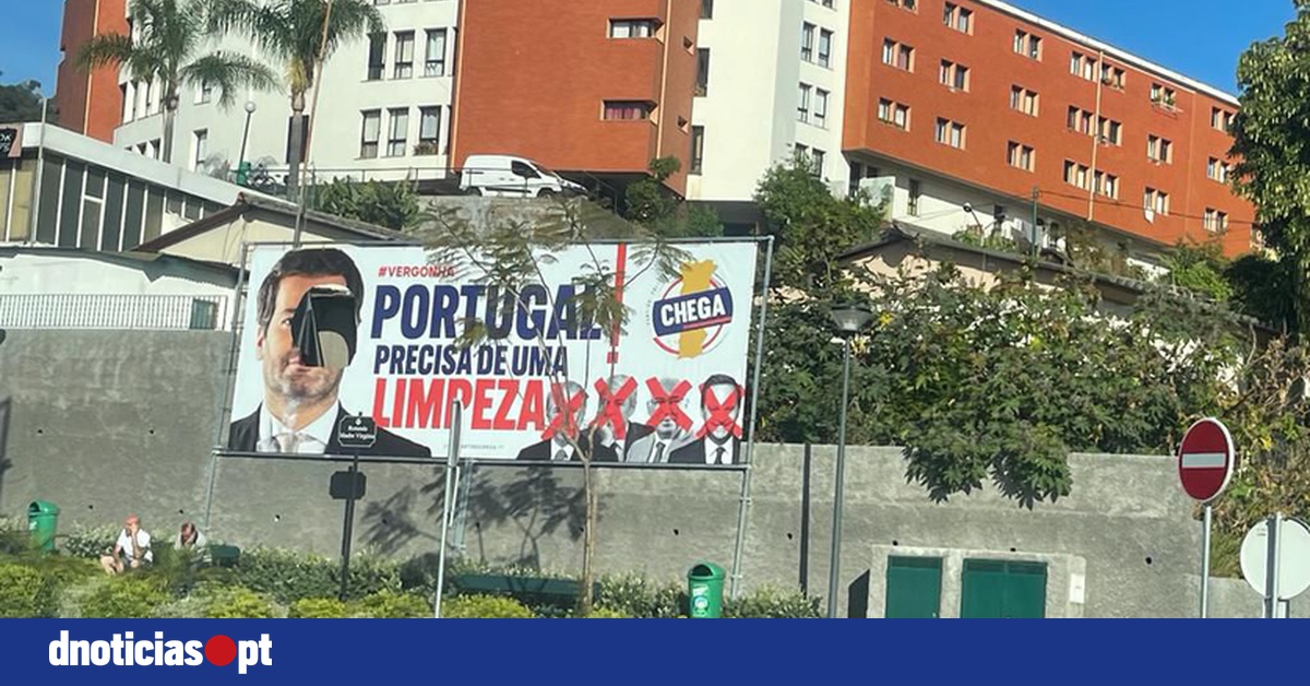 "Apenas os fracos fazem política rasgando cartazes", afirma o CHEGA ...