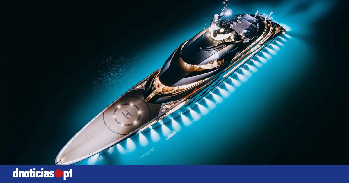 Mega iate 'AHPO' escala hoje o Funchal — DNOTICIAS.PT