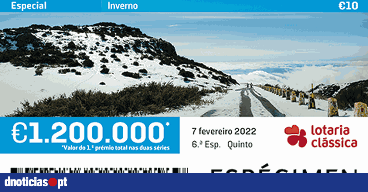 Primeiro prémio da Lotaria Clássica saiu ao número 66247 — DNOTICIAS.PT