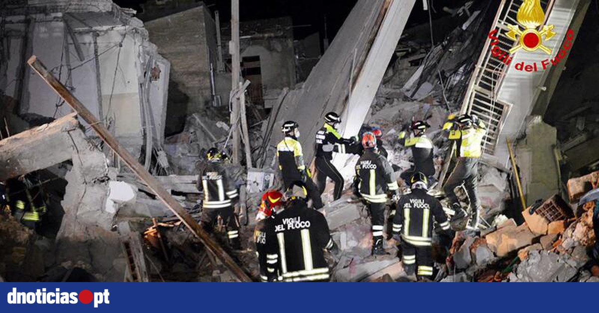 Quatro mortos e cinco desaparecidos em colapso de edifício na Sicília ...