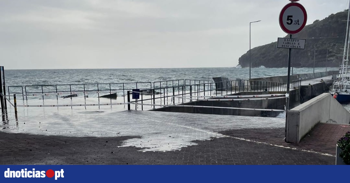 Forte ondulação encerra cais do Porto de Recreio de Machico — DNOTICIAS.PT
