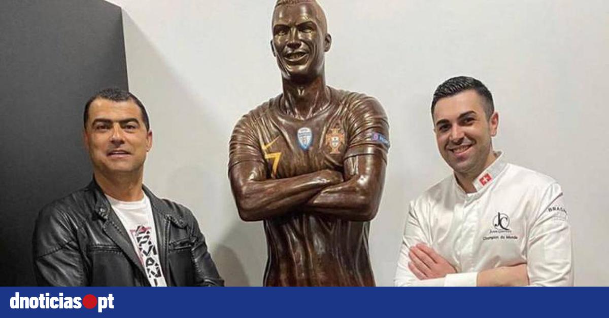 Estátua de Cristiano Ronaldo em chocolate é nova atracção do Museu CR7 ...